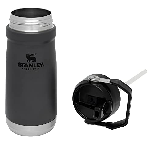 Stanley IceFlow Stainless Steel Water Jug with Straw, Vacuum Insulated Water Bottle for Home and Office, Reusable Tumbler with Straw Leakproof Flip, 17 ounces