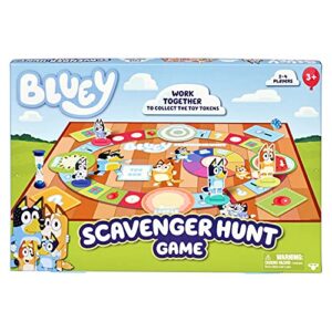 bluey scavenger hunt game, 2-4 players