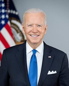 official portrait of president joseph biden photograph - historical artwork from 2021 - (8" x 10") - semi-gloss