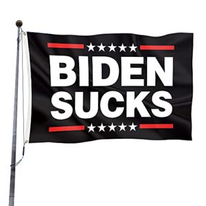 brotsun biden sucks flag 3x5 ft banner- vivid color premium quality fade resistant with grommets for outdoor & indoor.