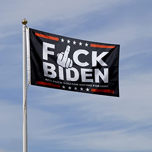 Premium Double Sided Flags for Fuck Biden 3x5 Ft Outdoor - F Biden Flags FK Joe Biden Banner 3x5 Feet Heavy Duty 3 Ply Polyester with Brass Grommets for Indoor Outdoors Garden Decoration