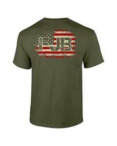 fjb f joe biden men's funny political humor conservative republican short sleeve t-shirt graphic tee-military-xl