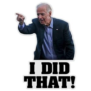 100pcs i did that biden stickers, biden i did that stickers, joe biden i did that stickers, biden stickers funny i did that, i did that biden stickers gas