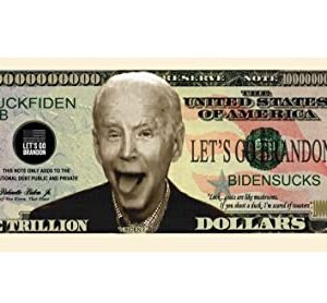 American Art Classics Pack of 50 - Joe Biden Sucks - Let's Go Brandon - FJB Trillion Dollar Bill