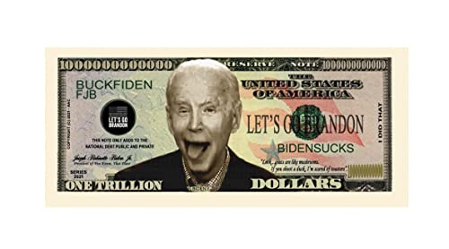 American Art Classics Pack of 50 - Joe Biden Sucks - Let's Go Brandon - FJB Trillion Dollar Bill