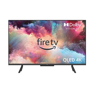 all-new amazon fire tv 43" omni qled series 4k uhd smart tv, dolby vision iq, hands-free with alexa