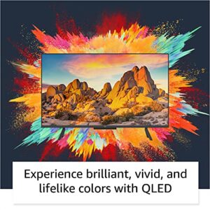 All-new Amazon Fire TV 43" Omni QLED Series 4K UHD smart TV, Dolby Vision IQ, hands-free with Alexa