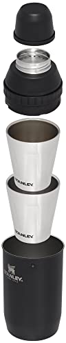 Stanley Adventure Happy Hour Cocktail Shaker Set 20oz + Two 7oz Cups Matte Black