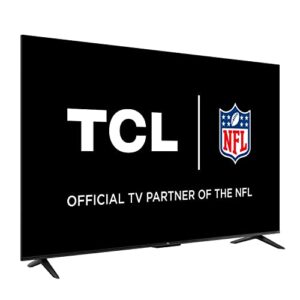 TCL 50" Class 4-Series 4K UHD HDR Smart Roku TV – 50S455 2022, Black