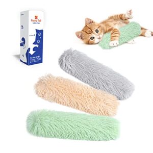 potaroma cat toys cat pillows, 3 pack soft and durable crinkle sound catnip toys, interactive cat kicker toys for indoor cats, promotes kitten exercise