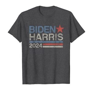 Biden Harris 2024 Retro Vintage Distressed Design T-Shirt