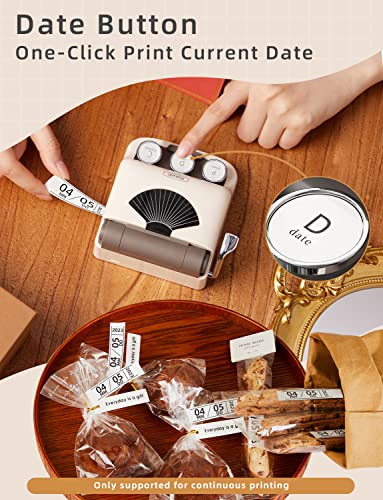 MakeID Label Maker HD(300dpi) - Personalized Smart Q1 Wireless Handheld Printer Compatible With iPhone & Android Phones - Portable Label Makers for Organizing Home & Office Supplies Printing Name Tags