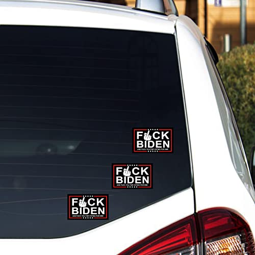 YINENA 100Pcs Biden Sticker Fuck Biden Stickers Biden Sucks Sticker Impeach Bidenc Sticker Biden Sticker Funny Sticker Decal Campaign Logo Parody Sticker for Car Motorcycles Helmets Laptop Decor 2x3 In