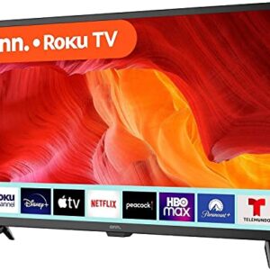 Onn 32-Inch Class HD LED Smart TV 720p Resolution, 60 Hz Refresh Rate, DLED Display, Wireless Streaming, 100012589 (Renewed)