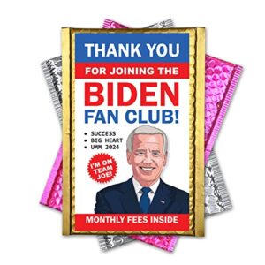 design doggie joe biden fan club prank gag - send anonymous and embarrassing prank mail to your friends and family! hilarious gag! guaranteed laughs!