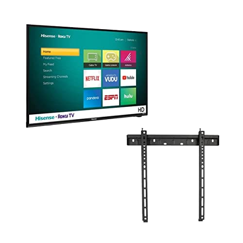 Hisense 43H4030F3 43-Inch Full HD Smart TV Includes Wall Mount (No TV Leg Stands) 2020 Model (Renewed)