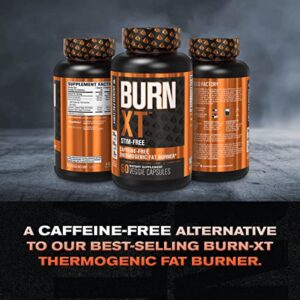 Jacked Factory Burn-XT Stim Free, Caffeine Free Weight Loss Supplement - Fat Burner and Appetite Suppressant for Weight Loss with Green Tea Extract, Capsimax, & More - 60 Diet Pills