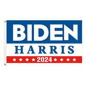 pickdoll 3x5 feet biden harris flag biden 2024 flag vivid color and durable polyester banner home garden yard outdoor and indoor decoration item (blue)