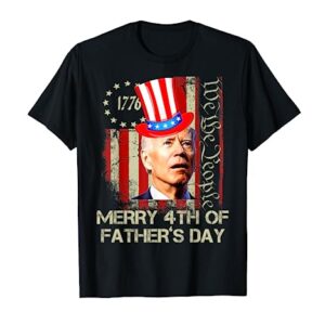 Funny Joe Biden Happy 4th Of Easter Confused 4th of July T-Shirt