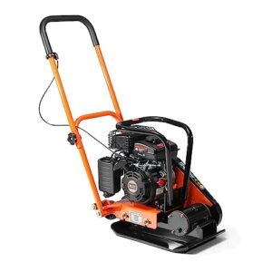 vevor plate compactor,2.8hp 78.5cc gas engine, 5600vpm force vibratory compaction tamper,1920lbs compactor with 18.7 x 11.8 in plate for walkways,patios,asphalts,paver landscaping,epa compliant