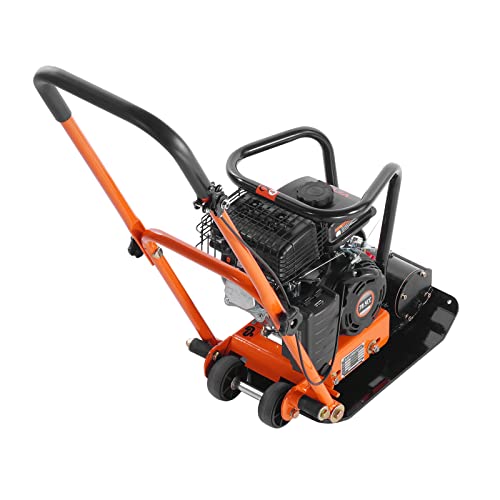 VEVOR Plate Compactor,2.8HP 78.5cc Gas Engine, 5600VPM Force Vibratory Compaction Tamper,1920LBS Compactor with 18.7 x 11.8 in Plate for Walkways,Patios,Asphalts,Paver Landscaping,EPA Compliant