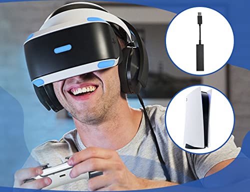 Lenpos PSVR Adapter PS5 OEM PS4 Camera Adapter Cable, Play PS VR on PS5 Playstation 5, Converter Connecting Cable for PS4 PSVR to PS5 Console