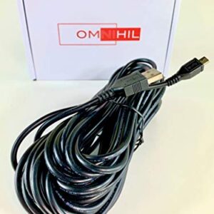 OMNIHIL 30 Feet Long High Speed USB 2.0 Cable Compatible with Astro Gaming MixAmp Pro TR for PS4