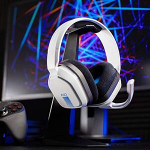 ASTRO Gaming A10 Wired Gaming Headset, Lightweight and Damage Resistant, ASTRO Audio, 3.5 mm Audio Jack, for Xbox Series X|S, Xbox One, PS5, PS4, Nintendo Switch, PC, Mac- White/Blue