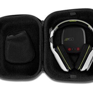 CASEMATIX Travel Case Bag Compatible with Astro A50 Gaming Headset and More fits Wired or Wireless Headphones and Accessories - Includes Case Only