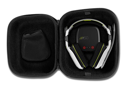 CASEMATIX Travel Case Bag Compatible with Astro A50 Gaming Headset and More fits Wired or Wireless Headphones and Accessories - Includes Case Only