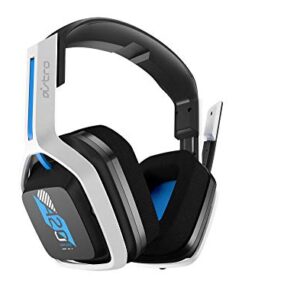 ASTRO Gaming A20 Wireless Headset Gen 2 for PlayStation 5, PlayStation 4, PC & Mac - White/Blue (Renewed)