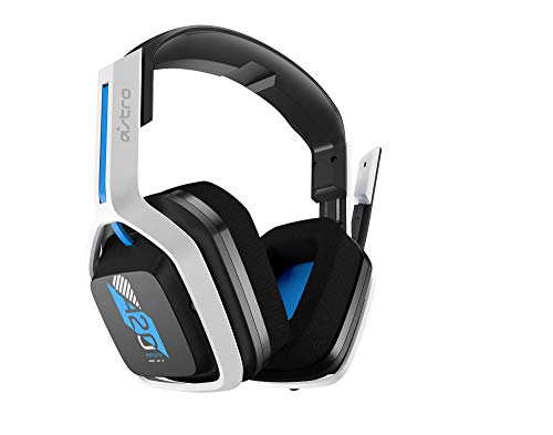 ASTRO Gaming A20 Wireless Headset Gen 2 for PlayStation 5, PlayStation 4, PC & Mac - White/Blue (Renewed)