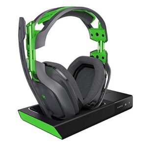 astro gaming a50 wireless dolby gaming headset - black/green - xbox one and pc