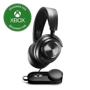 steelseries arctis nova pro for xbox multi-system gaming headset - premium hi-fi drivers - hi-res audio - 360° spatial - gamedac gen 2 - stealth retractable mic - xbox, pc, ps5/ps4, switch