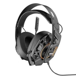 RIG 500 PRO HA Gen 2 Competition Grade PC Gaming Headset with Dolby Atmos 3D Surround Sound - 50mm Speaker Drivers - Flip-to-Mute Mic - Black/Copper