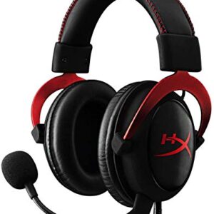 HYPERX Cloud II Gaming Headset for PC & PS4 & Xbox One,Nintendo Switch - Red (KHX-HSCP-RD) (Renewed)