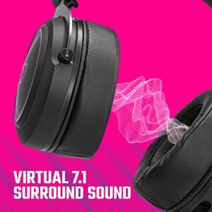 Cooler Master CH331 Gaming Headset Virtual 7.1 Surround Sound, Omnidirectional Mic, Durable Aluminum Frame, RGB Illumination, Detachable Omni-Directional Boom Mic, USB Connectivity (CH-331)