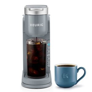 keurig k-iced single serve coffee maker, gray