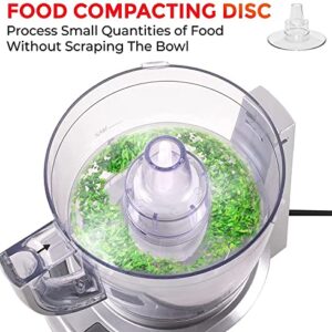 Mueller Ultra Prep Food Processor Chopper for Dicing, Grinding, Whipping and Pureeing – Mini Food Chopper Electric for Vegetables, Meat, Grains, Nuts and Whisk for Eggs and Cream