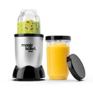 magic bullet® mini 14 oz. compact personal blender silver/black