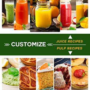 Juicer Machine, 500W Juicer with 3” Big Mouth for Whole Fruits and Veg, Centrifugal Juice Extractor with 3-Speed Setting, Easy to Clean, Stainless Steel, BPA Free