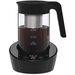 instant cold brew electric coffee maker, from the makers of instant pot, quickly cold brew coffee, customize your brew strength, easy-to-use, dishwasher safe glass pitcher, brew up to 32 ounces