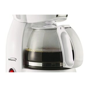 Brentwood 4-Cup Coffee Maker (White)