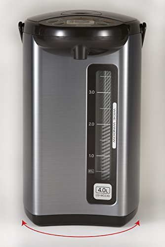 Zojirushi Micom Water Boiler & Warmer, 135 oz. / 4.0 Liters, Silver