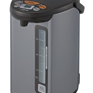 Zojirushi Micom Water Boiler & Warmer, 135 oz. / 4.0 Liters, Silver