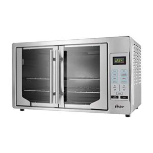 oster convection oven, 8-in-1 countertop toaster oven, xl fits 2 16" pizzas, stainless steel french door