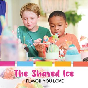 Hawaiian Shaved Ice S900A Shaved Ice and Snow Cone Machine with 6 Flavor Syrup Pack and Accessories