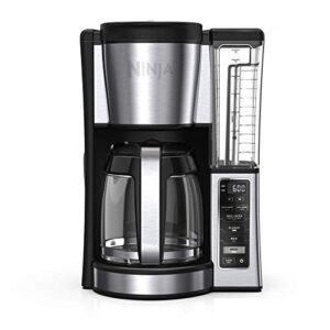 ninja 12-cup programmable brewer ce251 coffee maker, 60 oz, black/stainless steel (renewed)