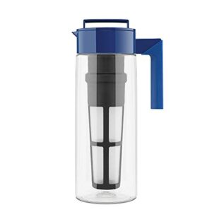 Takeya Premium Quality Iced Tea Maker Made in The USA, BPA Free, 2 qt, Blueberry