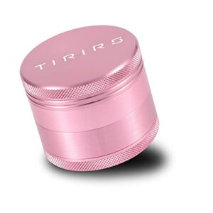 TIRIRS Aluminium Grinder 2 Inch Pink.